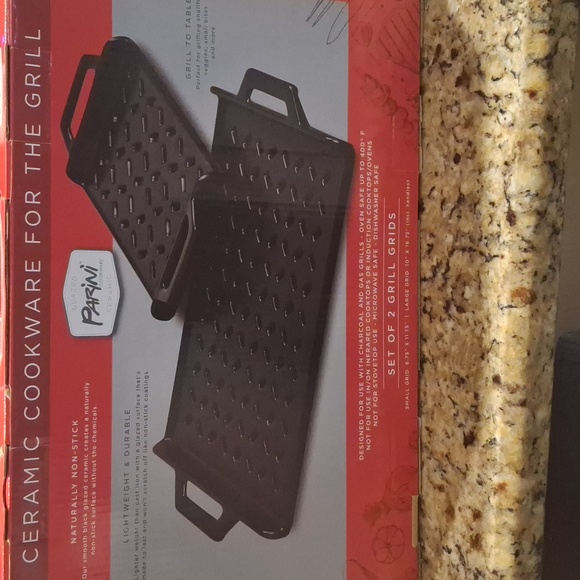 Parini | Kitchen | Parini Black Ceramic Grill Cookware Set | Poshmark